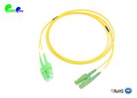 China Fiber optic Patch Cable SC APC - E2000 APC OS2 9 / 125 Duplex 2.0mm 3m LSZH IEC Grade B1 quality level for sale
