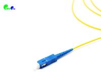 China Simplex 9 / 125μm 2.0mm SC UPC LSZH OS2 G657A1 Fiber Optic Patch Cord for sale