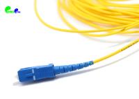 China Simplex 9 / 125μm 2.0mm SC UPC LSZH OS2 G657A1 Fiber Optic Patch Cord for sale