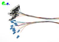 China 24F 0.9mm Pre-terminated cable ST UPC - LC UPC 9/125μm Single Mode Mini Breakout Fibre Optic Patch Cable for sale