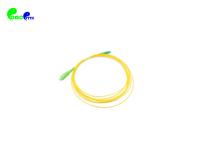 China 1.2mm Simplex 9 / 125μm LC APC - SC APC Fiber Optic Patch Cord OS2 G652D LSZH Yellow for sale
