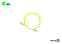 China 1.2mm Simplex 9 / 125μm LC APC - SC APC Fiber Optic Patch Cord OS2 G652D LSZH Yellow for sale