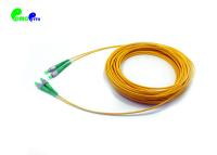 China Single Mode Duplex 2.0mm FC APC - FC APC 10 Meters Fiber Optic Patch Cable OS2 G657D Stable Low Vibration for sale