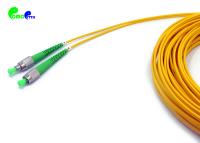 China Single Mode Duplex 2.0mm FC APC - FC APC 10 Meters Fiber Optic Patch Cable OS2 G657D Stable Low Vibration for sale