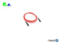 China OM2 5M 50 / 125μm 2.0mm SX MTRJ Female - MTRJ Female Fiber Optic Patch Cable With PVC Orange Jacket for sale