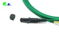 China OM1 5M 62.5 / 125μm 2.0mm Simplex MTRJ - MTRJ Fibre Optic Patch Cord With PVC Green Jacket for sale