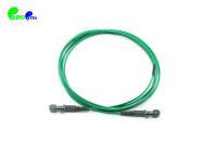 China OM1 5M 62.5 / 125μm 2.0mm Simplex MTRJ - MTRJ Fibre Optic Patch Cord With PVC Green Jacket for sale