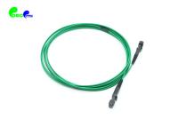 China OM1 5M 62.5 / 125μm 2.0mm Simplex MTRJ - MTRJ Fibre Optic Patch Cord With PVC Green Jacket for sale