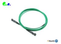 China OM1 5M 62.5 / 125μm 2.0mm Simplex MTRJ - MTRJ Fibre Optic Patch Cord With PVC Green Jacket for sale