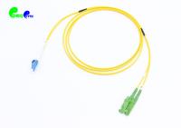 China IEC grade B Optical Patch Cord E2000 APC - LC UPC OS2 G657A1 9 / 125μm 2.0mm DX LSZH Fiber Jumper for sale