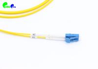 China IEC grade B Optical Patch Cord E2000 APC - LC UPC OS2 G657A1 9 / 125μm 2.0mm DX LSZH Fiber Jumper for sale