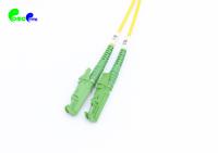 China IEC grade B Optical Patch Cord E2000 APC - LC UPC OS2 G657A1 9 / 125μm 2.0mm DX LSZH Fiber Jumper for sale