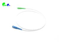 China SC APC - SC UPC Fiber Optic Patch Cables Simplex 3.0mm 1m  OS2 G657B3 white LSZH Jacket for FTTH Drop cabling for sale