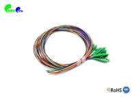 China IEC Grade B1 Level LC / APC Fiber optic Pigtail set OS2 G657A1 900um Loose buffer 2 Meters LSZH High Practicability for sale