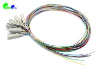 China 12pcs 12 Colors SC PC Optical Fiber Pigtail set OM2 50 / 125μm 0.9mm 2M LSZH Loose buffer easy to strip LSZH for sale