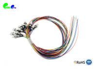 China 12F 12 Color 0.9mm FC UPC 9/125μm Fiber Optic Pigtail 900μm Set OS2 G657A1 PVC Jacket 1.5M loose buffer Easy to strip for sale