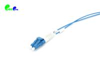 China Single Mode LC - LC Duplex Optical Patch Cord 9 / 125μM 1.6mm OD OS2 G657A1 LSZH Blue Color for sale