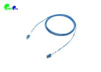 China Single Mode LC - LC Duplex Optical Patch Cord 9 / 125μM 1.6mm OD OS2 G657A1 LSZH Blue Color for sale