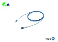 China Single Mode LC - LC Duplex Optical Patch Cord 9 / 125μM 1.6mm OD OS2 G657A1 LSZH Blue Color for sale