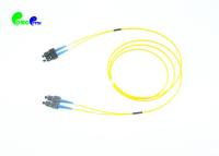 China IEC Grade B Fiber Optic Patch Cables SC UPC To SC UPC Single Mode 2.0mm Duplex LSZH for sale