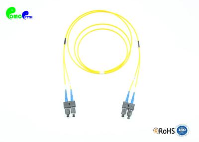 China IEC Grade B Fiber Optic Patch Cables SC UPC To SC UPC Single Mode 2.0mm Duplex LSZH for sale