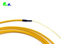 China SC APC Pigtail / SC UPC  Pigtail  Fiber Optic Pigtail 9 / 125μm 0.9mm With 3.0mm unit-tube LSZH Jacket Cable Yellow for sale
