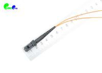 China MTRJ Fiber optic Pigtail  0.9mm OM1 62.5 / 125μm  With G651 Orange LSZH Jacket for sale