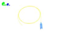 China SC Fibre Optic Pigtail 0.9mm G657A1 9 / 125μm Single Mode Jacket Material Loose buffer easy to strip 2m LSZH for sale