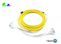China 24F LC UPC SM Optical Patch Cord Pre - Terminated With Gland Head LSZH Jacket for sale