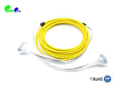 China 24F LC UPC SM Optical Patch Cord Pre - Terminated With Gland Head LSZH Jacket for sale