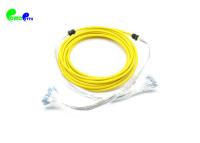 China 24F LC UPC SM Optical Patch Cord Pre - Terminated With Gland Head LSZH Jacket for sale