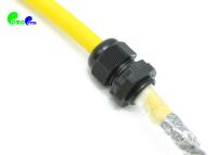 China 24F LC UPC SM Optical Patch Cord Pre - Terminated With Gland Head LSZH Jacket for sale