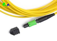China 8Cores LL MPO female- FC Straight harness cable Fanout 2.0mm  LSZH Yellow Type A polarity for sale