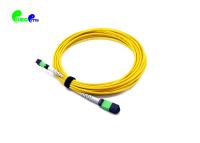 China 12F Elite MTP APC Trunk Cable  MTP - MTP  OS2 G657A1 9  / 125μm 3.0mm Yellow LSZH 20M For HD Data Center for sale