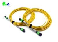 China 12F Elite MTP APC Trunk Cable  MTP - MTP  OS2 G657A1 9  / 125μm 3.0mm Yellow LSZH 20M For HD Data Center for sale