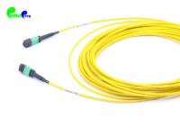 China MTP Trunk Cable 12 Fibers Elite MTP female to MTP female 3.0mm LSZH Yellow cable 3.0mm 20M Type B for sale
