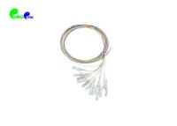 China 12F MM 0.9mm E2000 PC G651 850nm LSZH Fiber Optic Pigtail for sale