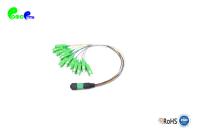 China MTP Patch Cable MTP APC Male - SC Simplex 0.9mm SM APC 0.35M LSZH Elite Type A for sale