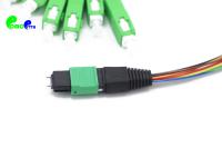 China MTP Patch Cable MTP APC Male - SC Simplex 0.9mm SM APC 0.35M LSZH Elite Type A for sale