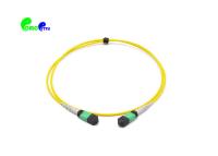 China MTP Trunk Cable 12 Fibre 9 / 125μm MTP to MTP Female Single Mode OS2 LSZH Type A Patch Cable for sale