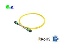 China MTP Trunk Cable 12 Fibre 9 / 125μm MTP to MTP Female Single Mode OS2 LSZH Type A Patch Cable for sale