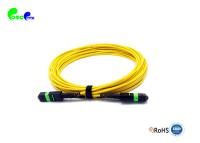 China 1m Elite MTP Female To MTP Female Trunk Cable SM Cable Yellow LSZH Type B Fiber Optic Patch Cable for sale