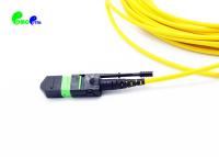 China 1m Elite MTP Female To MTP Female Trunk Cable SM Cable Yellow LSZH Type B Fiber Optic Patch Cable for sale