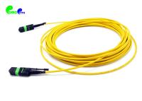 China 1m Elite MTP Female To MTP Female Trunk Cable SM Cable Yellow LSZH Type B Fiber Optic Patch Cable for sale