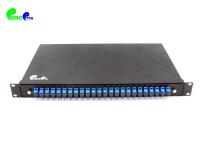 China 24 Fibers FTTH Optical Distribution Frame SC SM Simplex Full Loaded 19 Inch 1U for sale