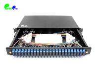 China Full Loaded 24 Ports ODF Patch Panel SC SM Duplex Fiber Optic Distribution Panel for sale