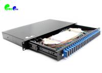 China Full Loaded 24 Ports ODF Patch Panel SC SM Duplex Fiber Optic Distribution Panel for sale