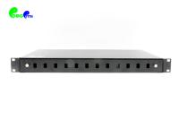 China 12 Ports SC / LC Optical Fiber Odf Panel Unloaded Patch Panel Easy Operation for sale