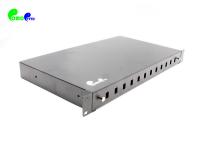 China 12 Ports SC / LC Optical Fiber Odf Panel Unloaded Patch Panel Easy Operation for sale