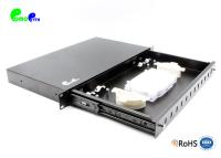 China 12 Ports SC / LC Optical Fiber Odf Panel Unloaded Patch Panel Easy Operation for sale